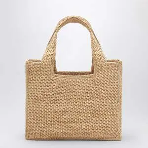 Loewe Small Raffia Tote Bag