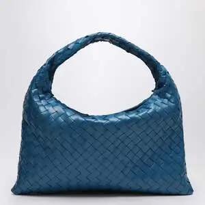 Bottega Veneta Small Intrecciato Hop Bag - Blue