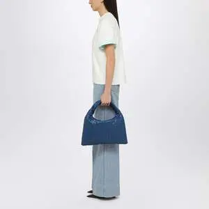 Bottega Veneta Small Intrecciato Hop Bag - Blue