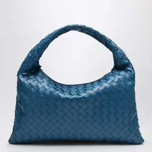 Bottega Veneta Small Intrecciato Hop Bag - Blue