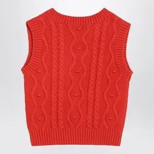 MINI RODINI Cable-knit Slipover