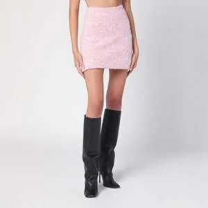 Balenciaga Cotton-blend Tweed Knit Mini Skirt