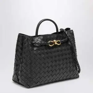 Bottega Veneta Medium Andiamo Bag - Black