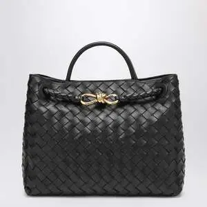 Bottega Veneta Medium Andiamo Bag - Black