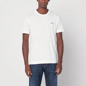 Zegna T-shirt With Logo - White