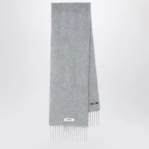 Jacquemus Scarf In Alpaca And Mohair - Grey
