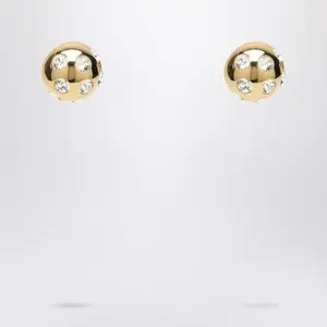 Jacquemus Rhinestone Stud Earrings