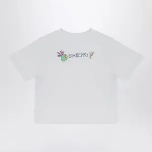 Burberry Crew-neck T-shirt With Logo - White