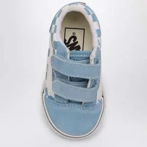 VANS Old Skool Sneakers With Check Pattern - Light Blue