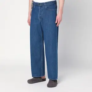 Auralee Straight-leg Jeans With Belt