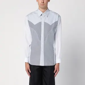 MAISON MARGIELA Striped Patchwork Shirt