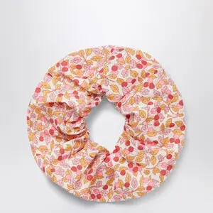IL GUFO Scrunchie In Liberty Fabric - Orange