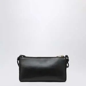 Bottega Veneta Double Patch Leather And Intrecciato Bag - Black
