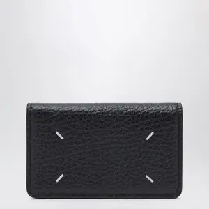 MAISON MARGIELA Four Stitches Gray Cardholder - Blue