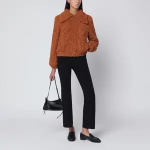 PATOU Faux Fur Bomber Jacket