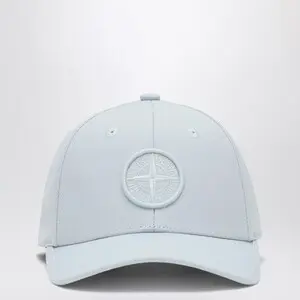Stone Island Baseball Cap With Compass Logo - Light Blue