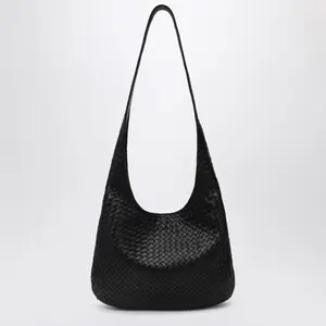 Bottega Veneta Large Woven Veneto Bag - Black