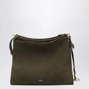 Alaïa Le Click Medium Square Nubuck Bag - Green