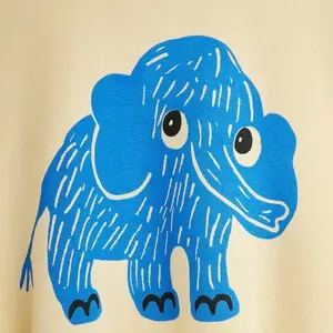 MINI RODINI Sweatshirt With Mammoth Print