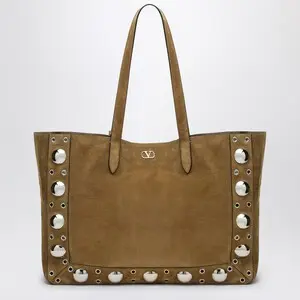 Valentino Garavani Nellcôte Large Tote Bag - Beige