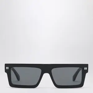 Off-White Rectangular Frame Sunglasses - Black