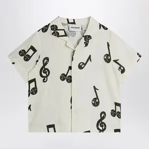MINI RODINI Shirt With Musical Notes