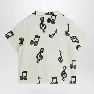 MINI RODINI Shirt With Musical Notes