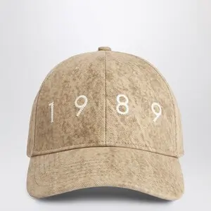 1989 STUDIO Camo Baseball Cap - Beige
