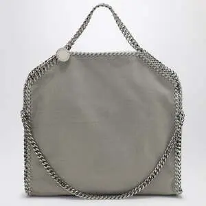 Stella McCartney Falabella Fold Over Tote Bag - Grey