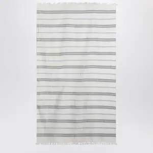 TEKLA Beach Towel With Striped Pattern
