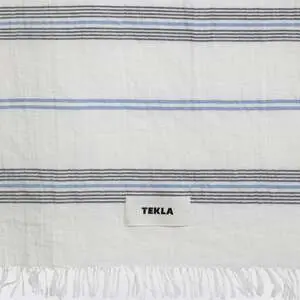 TEKLA Beach Towel With Striped Pattern