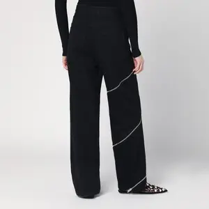Alaïa Zip Detail Straight Leg Jeans