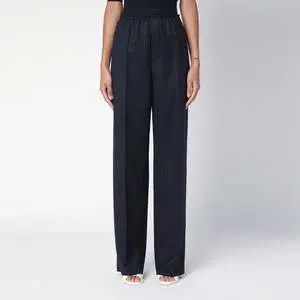 Bottega Veneta Striped Wool Trousers - Black