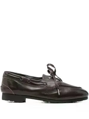 Bally Tie Fastening Flats For Women