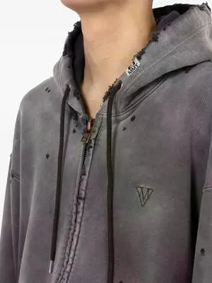 Mihara Yasuhiro Sun Faded Zip-up Hoodie