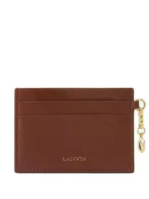 LANVIN Séquence Leather Cardholder - Brown