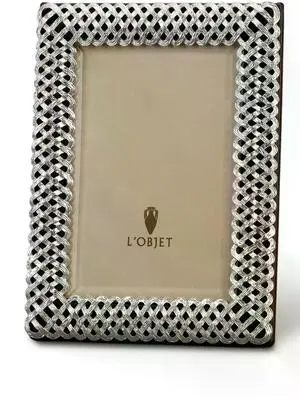 L'Objet Braid Frame - Silver