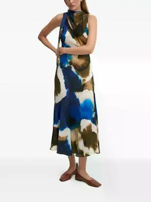 Dkny Tie-dye Midi Dress