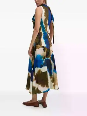 Dkny Tie-dye Midi Dress