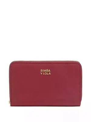Bimba Y Lola Medium Logo-lettering Wallet - Red
