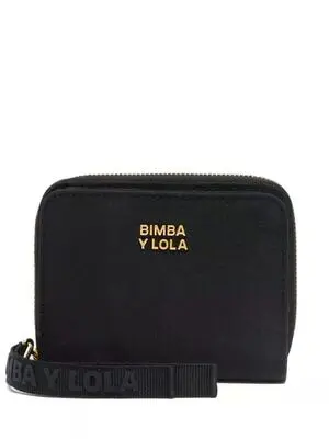 Bimba Y Lola Zip-around Wrist-strap Wallet - Black