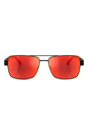 SCUDERIA FERRARI Square-frame Sunglasses - Black