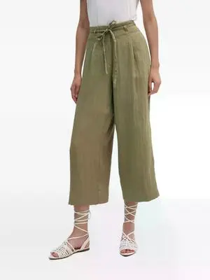 Dkny Tie-waist Pleated Trousers