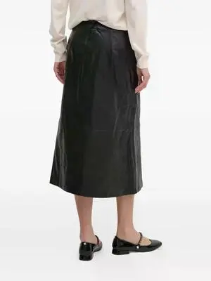 Dkny Button Detailed Midi Skirt