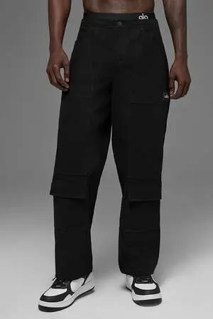 Alo Yoga Cotton Canvas Carpenter Pants - Black