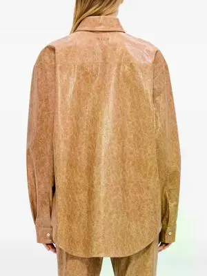 MSGM Collared Zip-up Coat