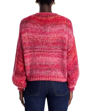 LA FEE MARABOUTEE Marled Crewneck Sweater