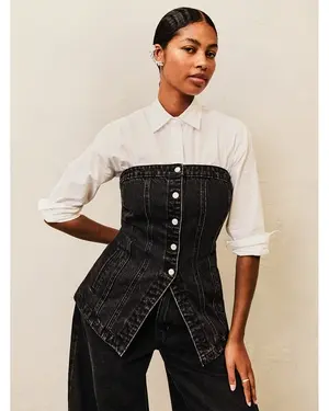 LEVI'S Tailored Bustier Top