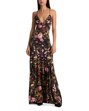 Alice + Olivia Milta Maxi Slip Dress