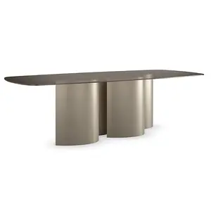 CARACOLE Aphelion Dining Table - Brushed Whisper Of Gold